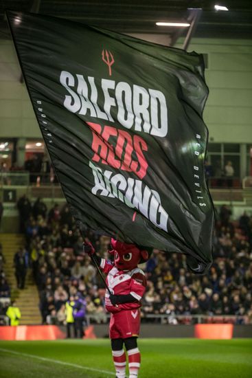 Salford Red Devil Mascot During Betfred Editorial Stock Photo - Stock ...