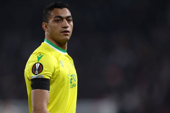 Mostafa Mohamed Fc Nantes Looks On Editorial Stock Photo - Stock Image ...