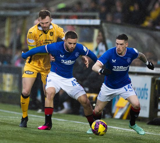 Nicolas Raskin Ryan Kent Rangers Win Editorial Stock Photo - Stock ...