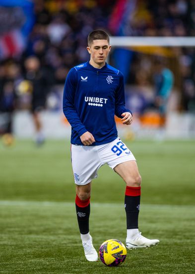 Bailey Rice Warms During Scottish Premiership Editorial Stock Photo ...