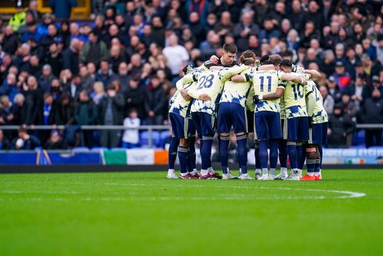 Leeds United Players Huddle Prematch During Editorial Stock Photo ...