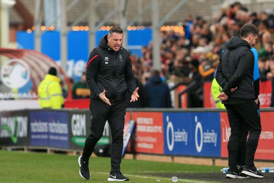 Mark Kennedy Manager Lincoln City Reacts Editorial Stock Photo - Stock ...