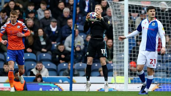 Blackburn Rovers Goalkeeper Aynsley Pears 13 Editorial Stock Photo ...