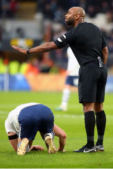 Referee Mr S Allison Stops Play Editorial Stock Photo - Stock Image ...