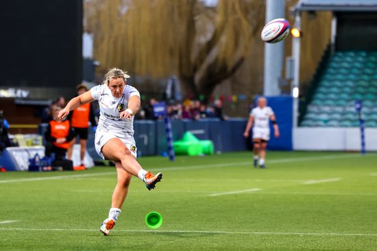 Liv Mcgoverne Exeter Chiefs Scores Conversion Editorial Stock Photo ...
