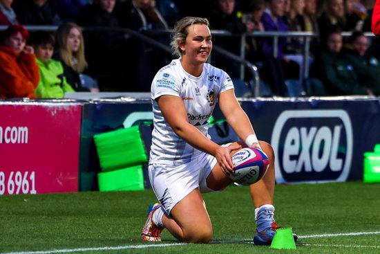 Liv Mcgoverne Exeter Chiefs Sets Ball Editorial Stock Photo - Stock ...