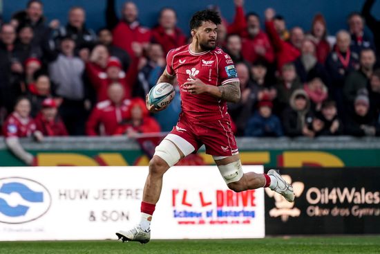 Scarlets Vs Edinburgh Rugby Vaea Fifita Editorial Stock Photo - Stock ...