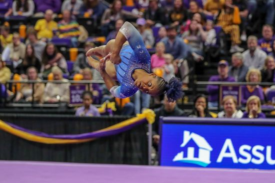 Floridas Trinity Thomas Competes On Floor Editorial Stock Photo - Stock ...