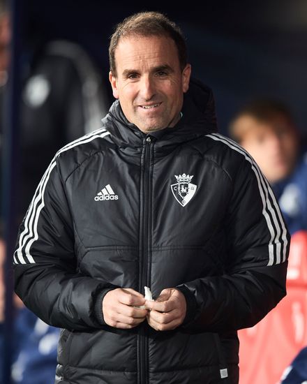 Ca Osasuna Head Coach Jagoba Arrasate Editorial Stock Photo - Stock ...