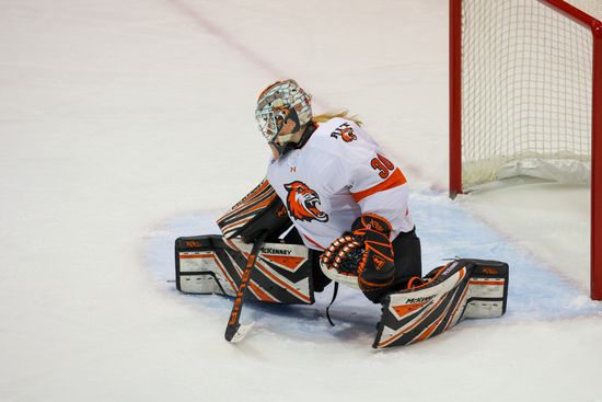 Rit Tigers Goaltender Sarah Coe 30 Editorial Stock Photo - Stock Image ...