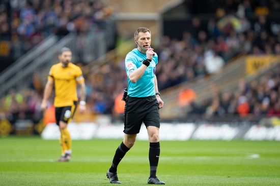 Referee Michael Salisbury During Premier League Editorial Stock Photo ...