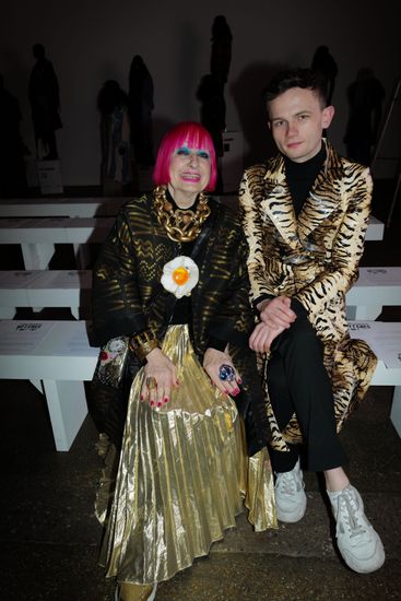 Zandra Rhodes Jordan Wake Editorial Stock Photo - Stock Image ...