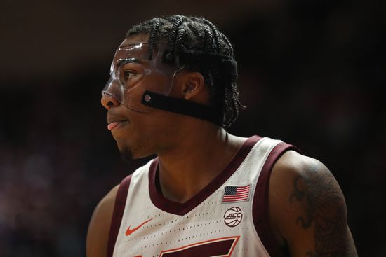 Virginia Tech Hokies Guard Mj Collins Editorial Stock Photo - Stock ...