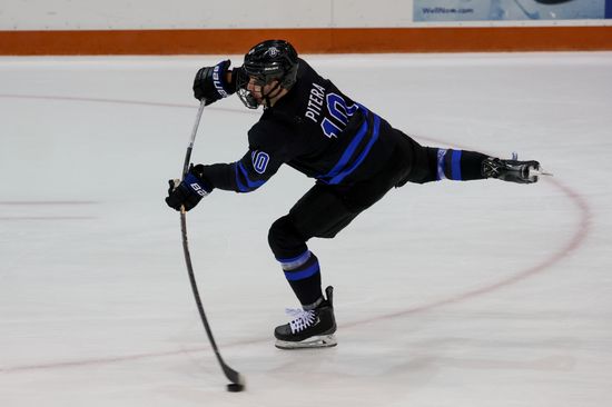 Bentley Falcons Forward Dylan Pitera 10 Editorial Stock Photo - Stock ...
