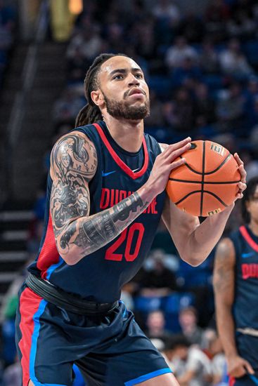 Duquesne Dukes Forward Joe Reece 20 Editorial Stock Photo - Stock Image ...