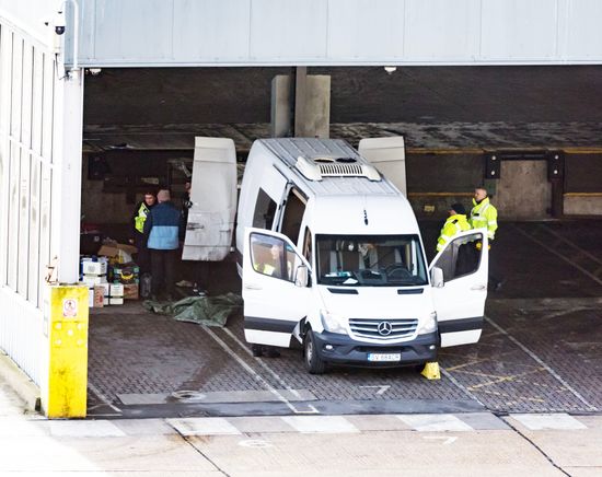 Border Force Industrial Action Today Docks Editorial Stock Photo ...