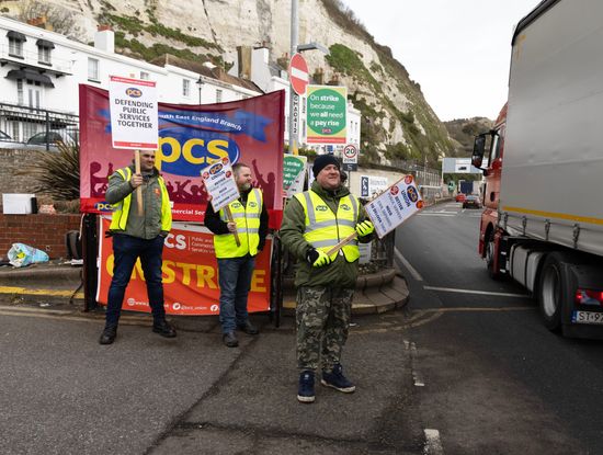 Border Force Industrial Action Today Docks Editorial Stock Photo ...