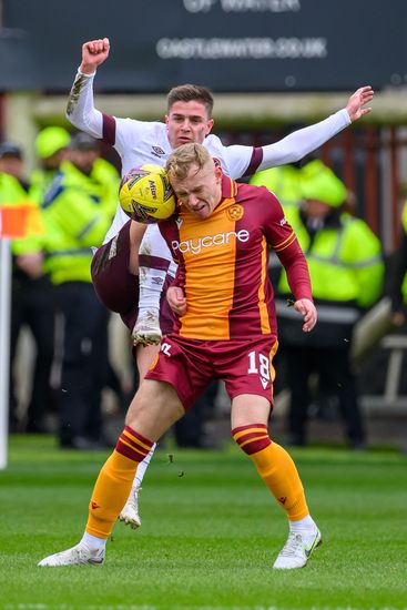 Cammy Devlin Hearts Dean Cornelius Motherwell Editorial Stock Photo ...