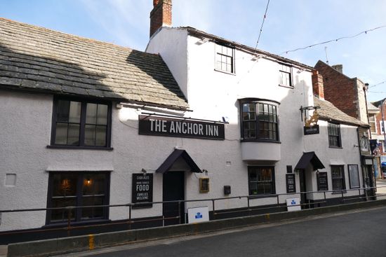 Historic Anchor Inn Swanage London Property Editorial Stock Photo ...