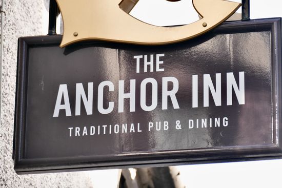 Historic Anchor Inn Swanage London Property Editorial Stock Photo ...