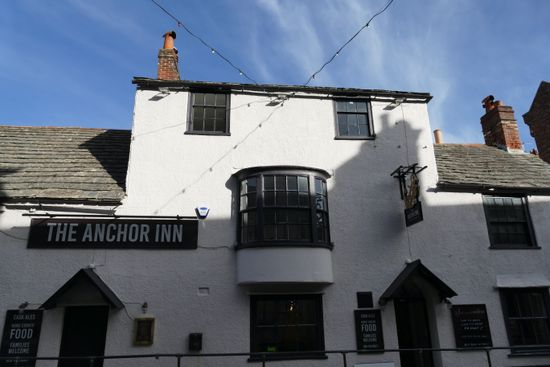 Historic Anchor Inn Swanage London Property Editorial Stock Photo ...