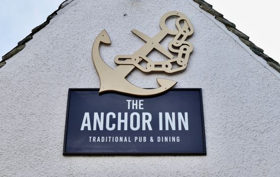 Historic Anchor Inn Swanage London Property Editorial Stock Photo ...