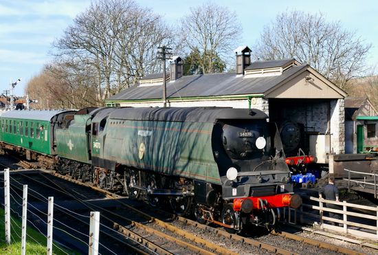 34070 Manston Steam Train Service Today Editorial Stock Photo - Stock ...
