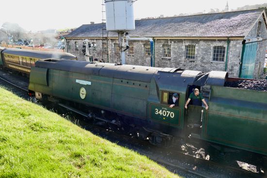 34070 Manston Steam Train Service Today Editorial Stock Photo - Stock ...