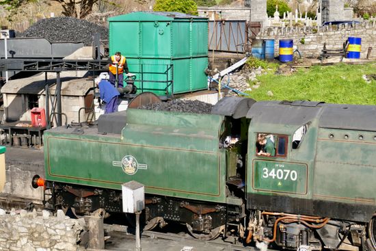 34070 Manston Steam Train Service Today Editorial Stock Photo - Stock ...