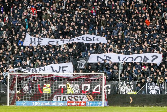 Utrecht Fans Fc Utrecht Banners Front Editorial Stock Photo - Stock ...