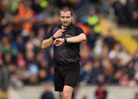 Monaghan Vs Donegal Referee Noel Mooney Editorial Stock Photo - Stock ...