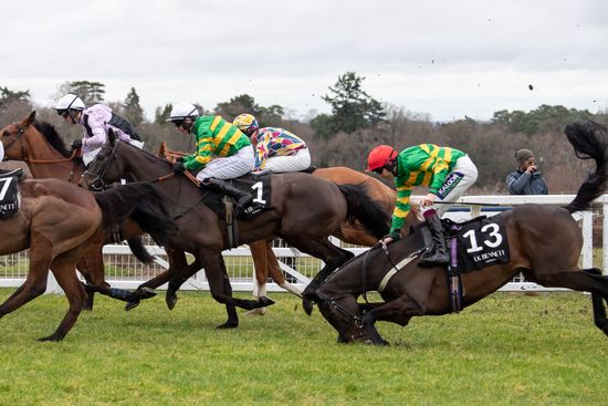 Jockey Aidan Coleman Unseated By Horse Editorial Stock Photo - Stock ...