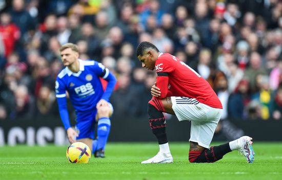 Manchester Uniteds Marcus Rashford Takes Knee Editorial Stock Photo ...