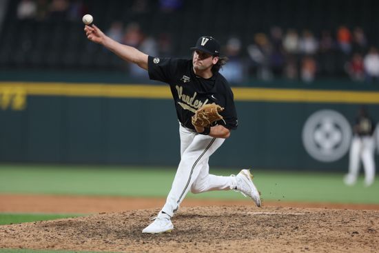 Commodore Pitcher Nick Maldonado 29 Prepares Editorial Stock Photo ...