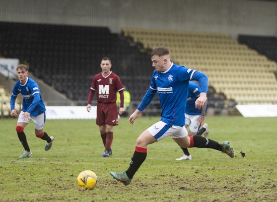 Rangers B Team Midfielder Charlie Lindsay Editorial Stock Photo - Stock ...
