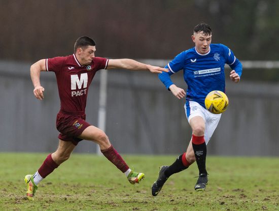 Rangers B Team Defender Connor Allan Editorial Stock Photo - Stock ...