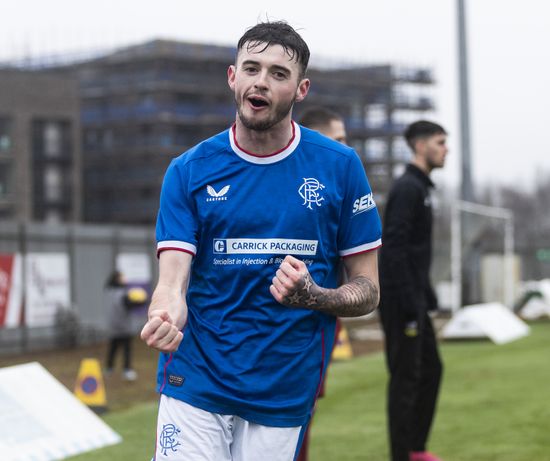 Rangers B Team Forward James Graham Editorial Stock Photo - Stock Image ...