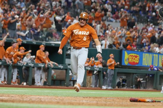 Rylan Galvan 6 Texas Catcher Celebrates Editorial Stock Photo - Stock ...