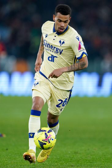 Cyril Ngonge Hellas Verona During Serie Editorial Stock Photo - Stock ...
