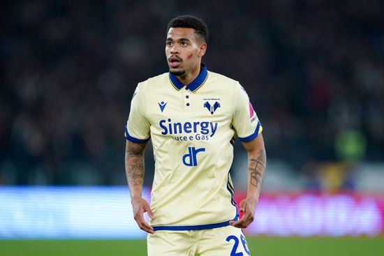 Cyril Ngonge Hellas Verona During Serie Editorial Stock Photo - Stock ...