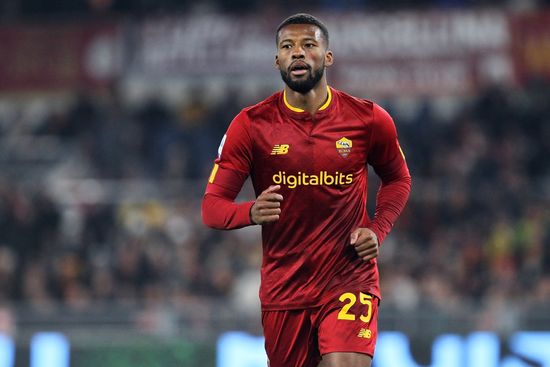 Georginio Wijnaldum Roma Action During Italian Editorial Stock Photo ...