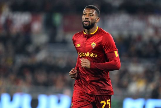 Georginio Wijnaldum Roma Action During Italian Editorial Stock Photo ...