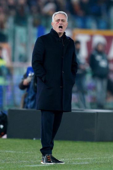 Jose Mourinho Roma Yells During Serie Editorial Stock Photo - Stock ...
