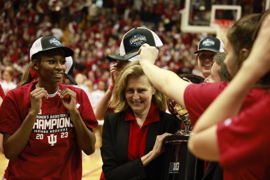Indiana University President Pamela Whitten Celebrates Editorial Stock ...
