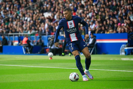 Psgs Forward Kylian Mbappe Action During Editorial Stock Photo - Stock ...