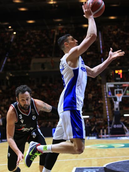 John Petrucelli Germani Brescia Scores Point Editorial Stock Photo ...
