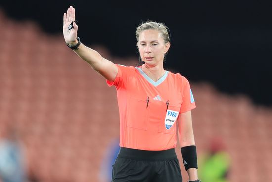 Referee Lara Lee During Fifa Womens Editorial Stock Photo - Stock Image ...