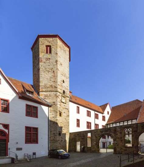 Former Episcopal Castle Benedictine Monastery Iburg Editorial Stock ...