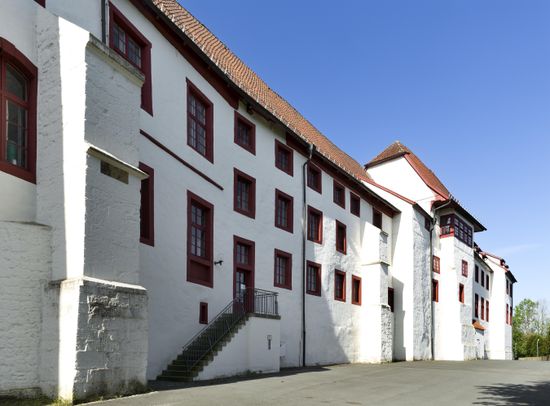 Former Episcopal Castle Benedictine Monastery Iburg Editorial Stock ...