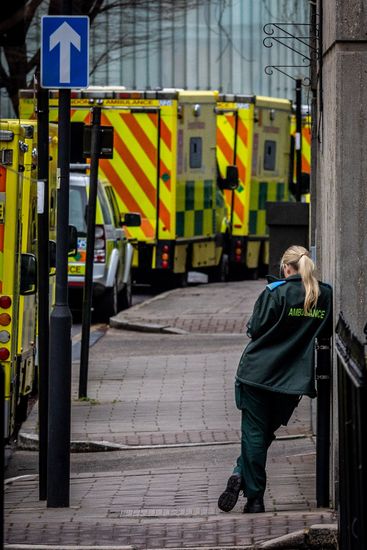 Ambulances Lined Outside Ambulance Station Waterloo Editorial Stock ...